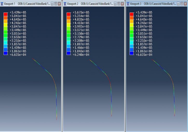 Parametric Study Of A Linear Elastic Pipeline Under In Plane Bending In ABAQUS | CAE Assistant