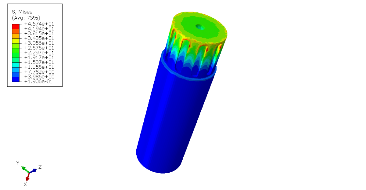 Simulation Of Compressor To Evaluate Pressure Capacity In Abaqus Cae Assistant