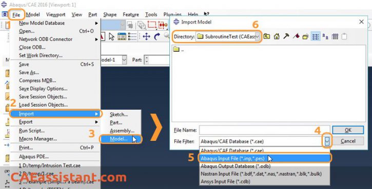Running Inp File Abaqus How To Open Inp File In Abaqus