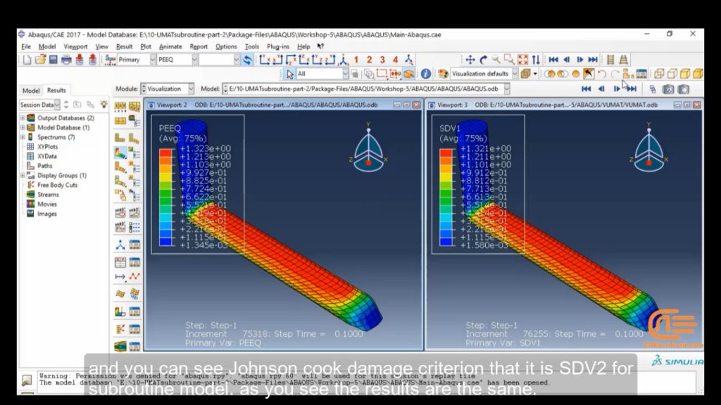 Abaqus Umat Tutorial Advanced Umat Vumat Subroutine Training
