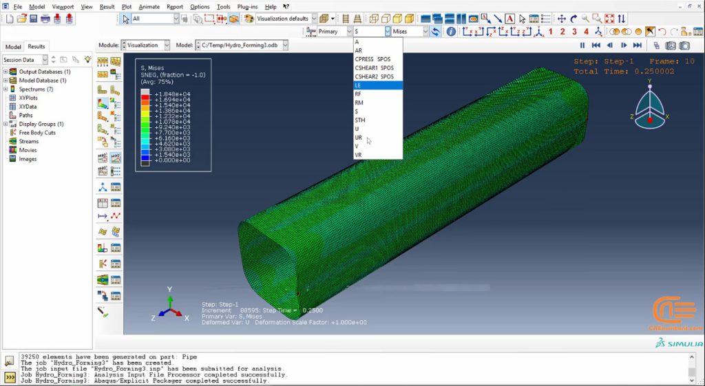 Forming In Abaqus Simulation - CAE Assistant