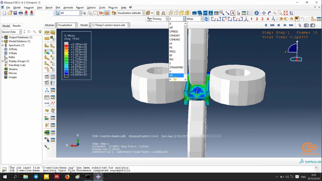 forming in Abaqus simulation - CAE Assistant