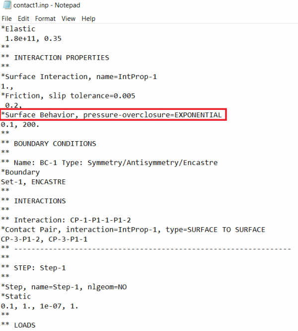 What Is Hard Contact Abaqus? | Abaqus Normal Behavior