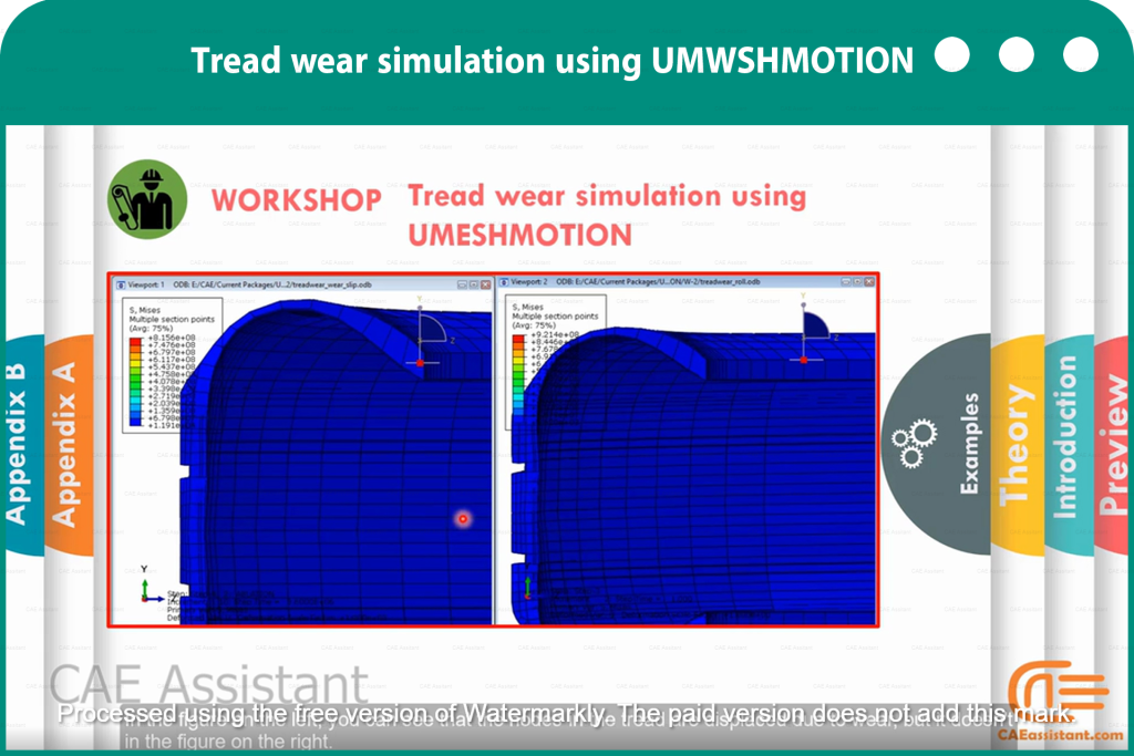 Tread Wear Simulation In Abaqus | CAE Assistant