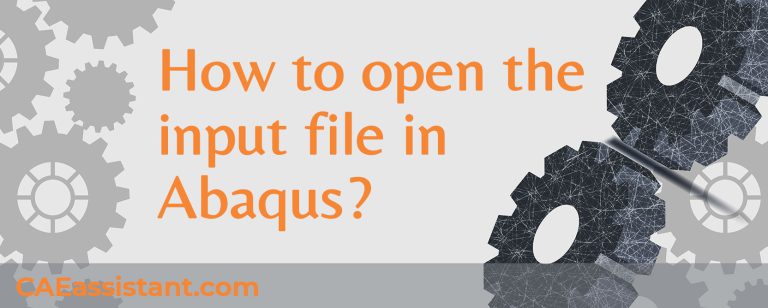 Running Inp File Abaqus | How To Open Inp File In Abaqus?