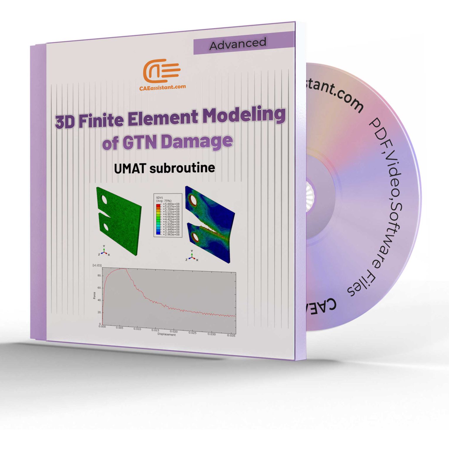 3D Simulation Of Gurson-Tvergaard-Needleman (GTN) Damage Model