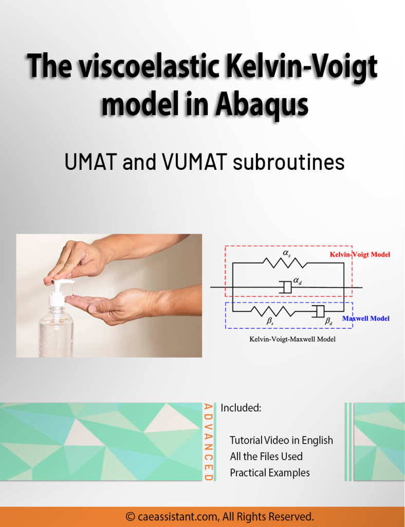 Kelvin Voigt Model Simulation | UMAT & VUMAT