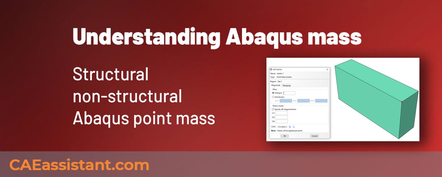 Introduction To Abaqus Mass Modeling