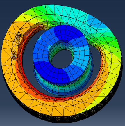 Abaqus Shaft Slip Ring Simulation | Using Python Scripts For Parametric Analysis | CAE Assistant