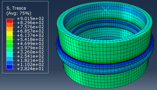 Simulation Of Inertia Welding Process In Abaqus Fortran Subroutines And Python Scripts Cae